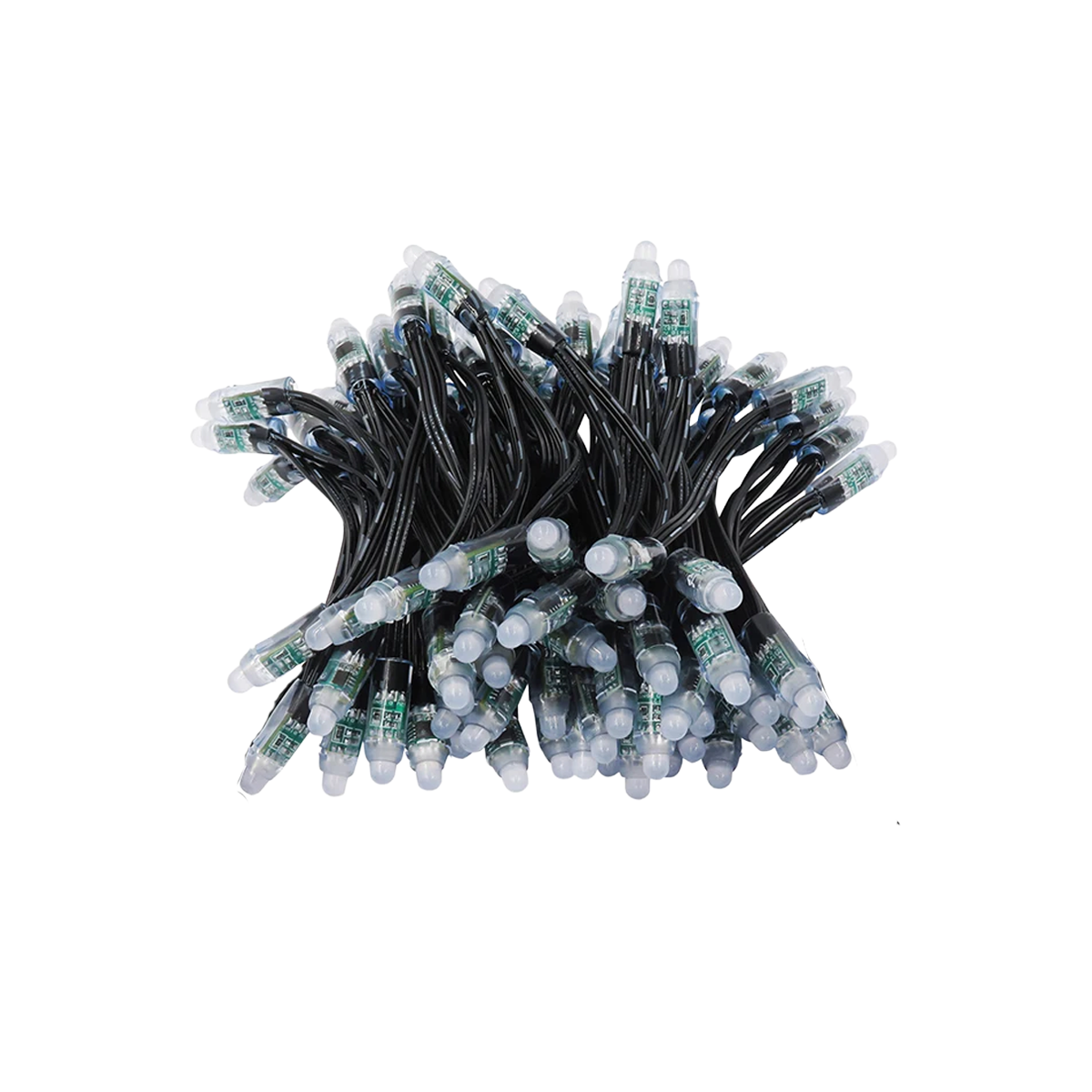 WS2811 RGB Pixel String 12V (12 mm) – IP68 Pixels, 10 cm Pitch